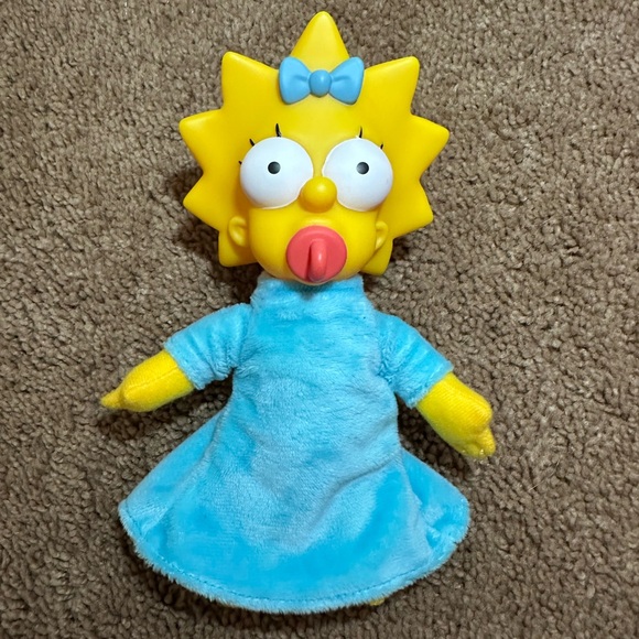 Toys | 224 Jakks Pacific The Simpsons Maggie Simpson Plush Rubber Head ...